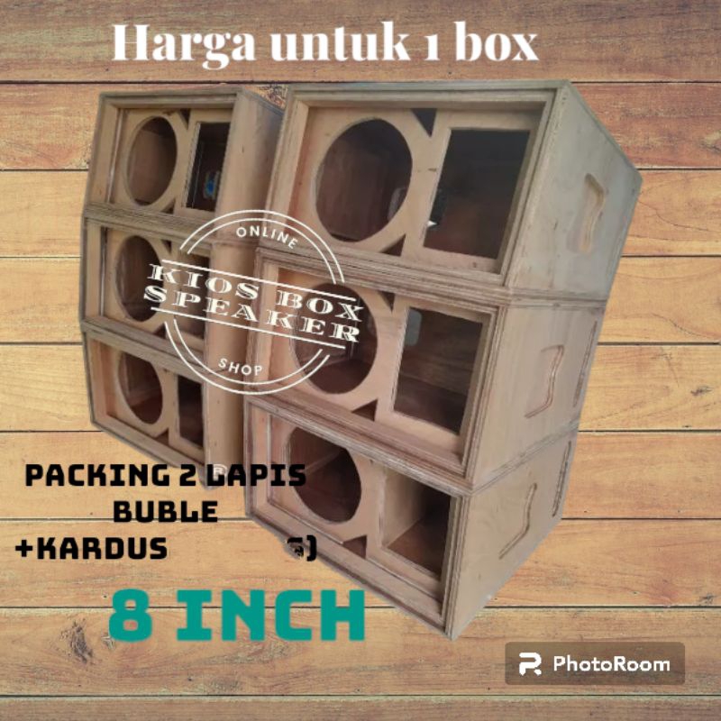 8 INCH LINE ARRAY SINGLE PLUS TWEETER SPEAKER BOX TRIPLEX THICK 12 mm ...