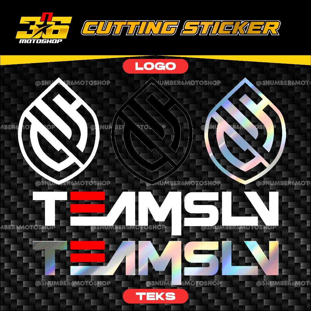 Sticker TEAMSLV VARIO TEAM SLV CUTTING | Motorcycle Helmet Sticker 3n6 ...