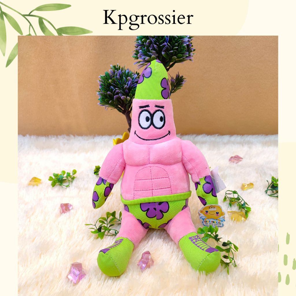 Patrick Star Spongebob Movie Super Hero Doll 18 cm | Shopee Philippines