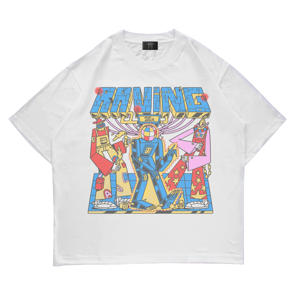 Megablast – RAVING OVERSIZE COMBED T-SHIRT 24S | Shopee Philippines