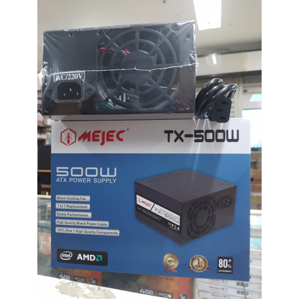 Power Supply Mejec 500w | Standard Power Supply | Psu Mejec 500 watt ...