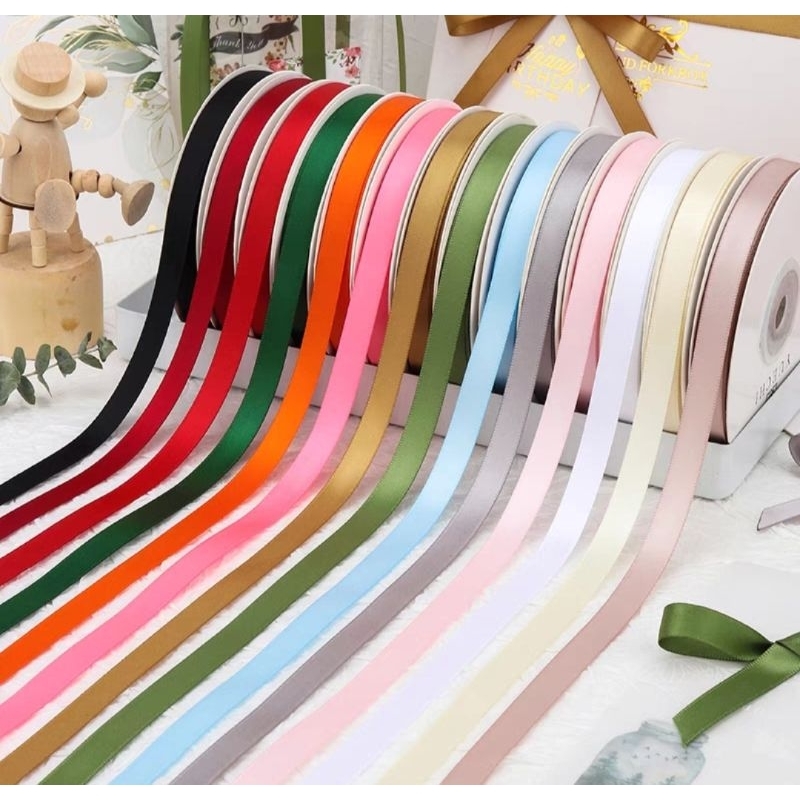 Satin RIBBON 2CM WIDE - LENGTH 90M | Shopee Philippines