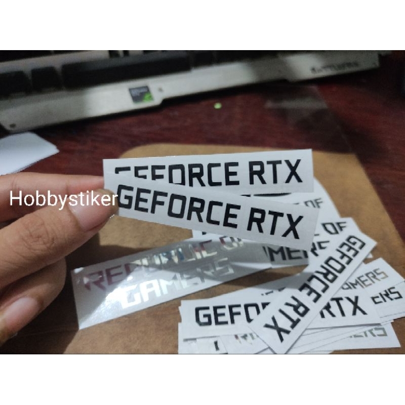 Geforce rtx sticker for pc laptop gaming list | Shopee Philippines