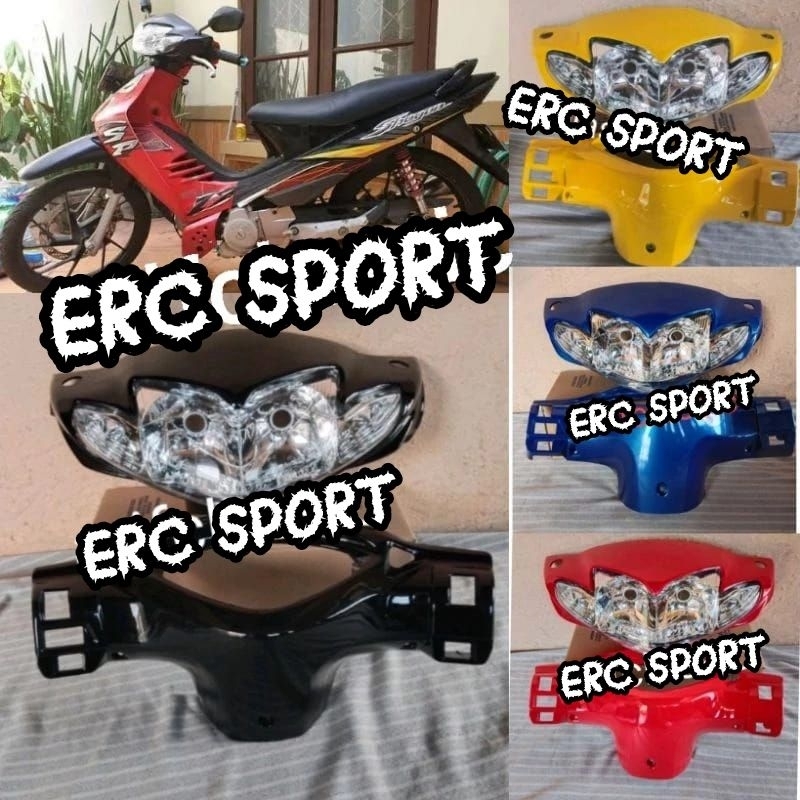 Front rear shell of shogun 125 lama shogun 125 sp plus reflector suzuki ...