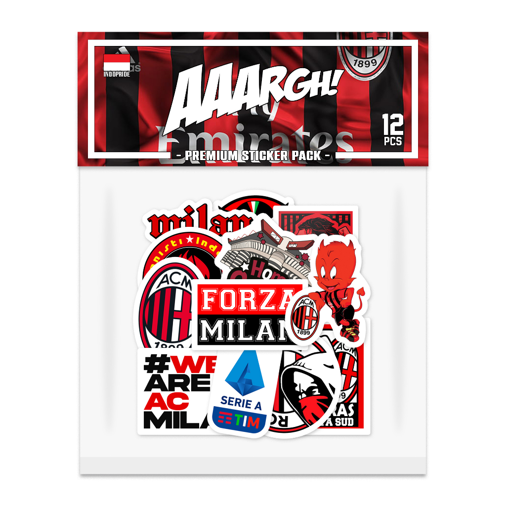 Ac MILAN Sticker Pack vol. 1 (Forza Milan) | Shopee Philippines