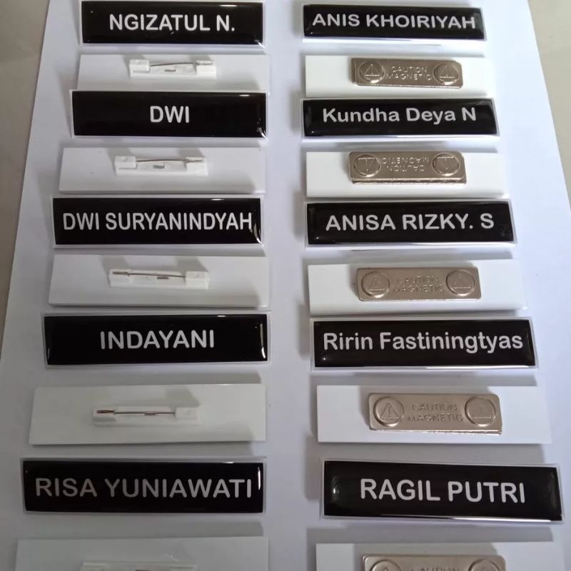 Resin Name Plate/resin Name Tag/LAYER Name Plate/resin Chest Name ...