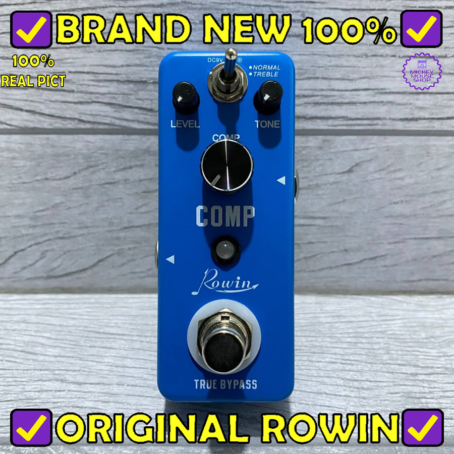 Rowin Compressor Sustainer Volume Attack Limiter Pedal Guitar Effects | Shopee Philippines