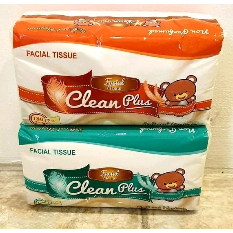 Clean tissue 180sheet 2play | Shopee Philippines