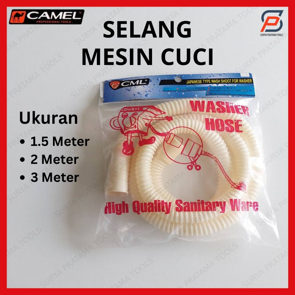 MESIN Camel Washing Machine Drain Hose 1.5 2 3 M Meters Universal Brand ...