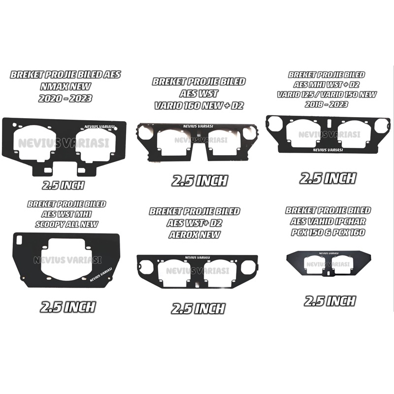 Breket Projie Biled Bracket Mount Projie AES WST Vahid MH1 Vinyx 2.5 ...