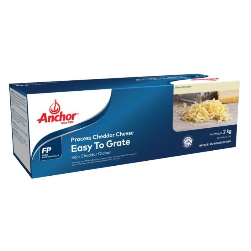 Anchor cheddar cheese in 2kg box packaging | Shopee Philippines