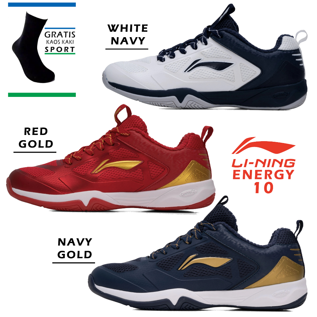 Original Lining Energy 10 Badminton Shoes Free Socks - Original Lining ...