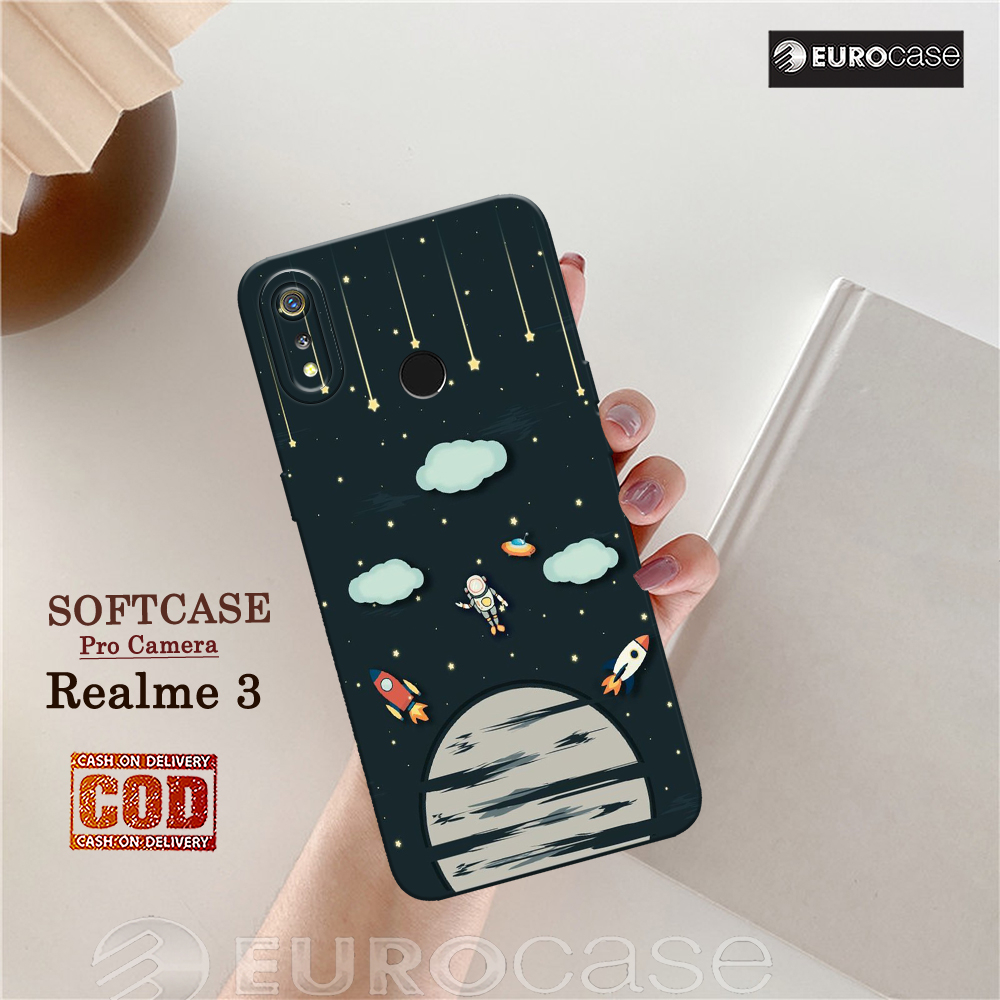 Realme 3 HP Casing - Fashion Astronaut Case - Realme 3 HP Soft Case ...