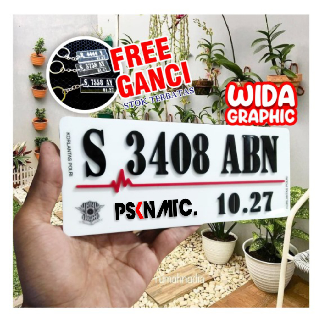 Acrylic Embossed Motorcycle Number Plate/Custom Motorcycle Plate ...