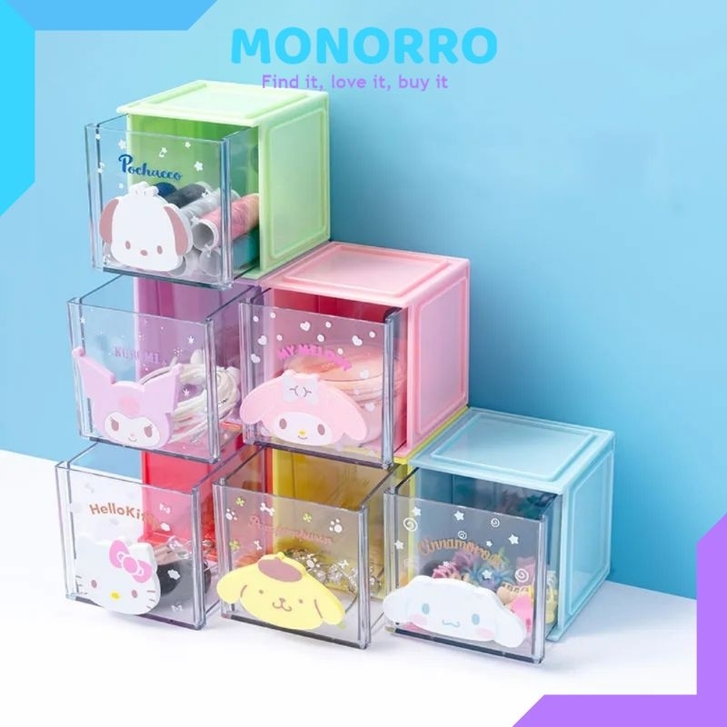 Sanrio Storage Sanrio Mini Drawer Sanrio Minisi Storage | Shopee ...