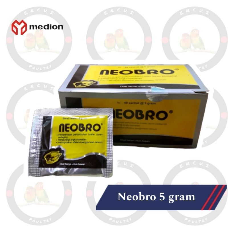 Neobro 5 grams Neobro 5 Gram Medion Vitamin for Broiler Chicken ...