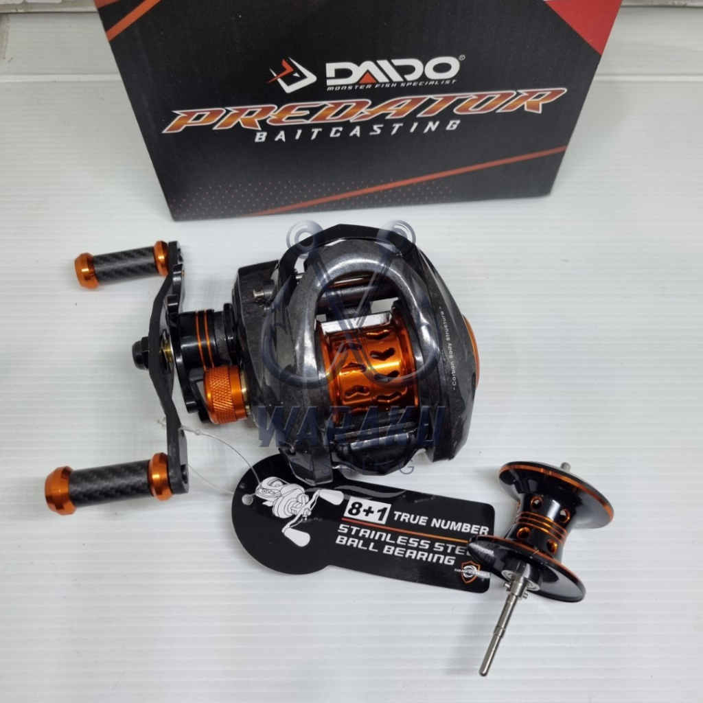 DAIDO PREDATOR Pro Series Baitcasting Reel (Double Spool) | Shopee ...