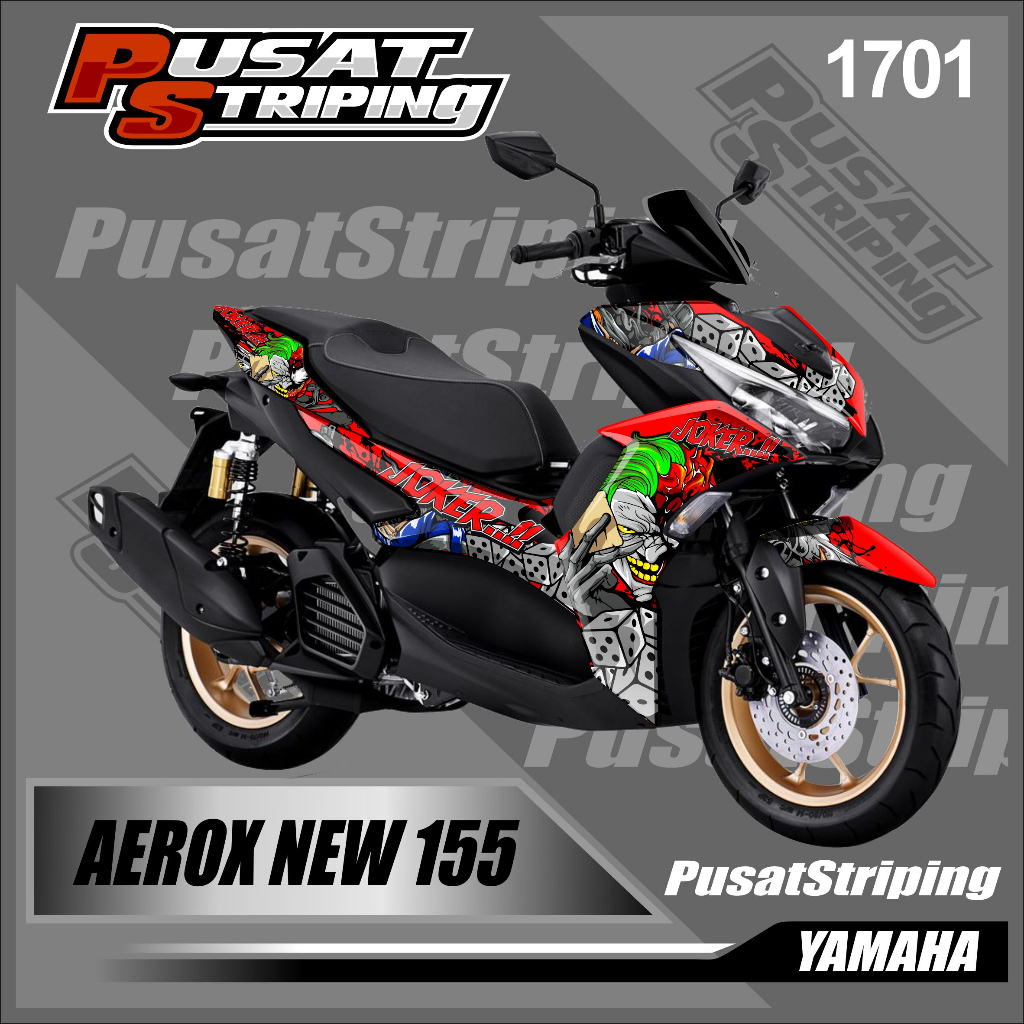 Decal sticker Motorcycle Aerox 150 NEW Fullbody- Fullbody sticker Can ...