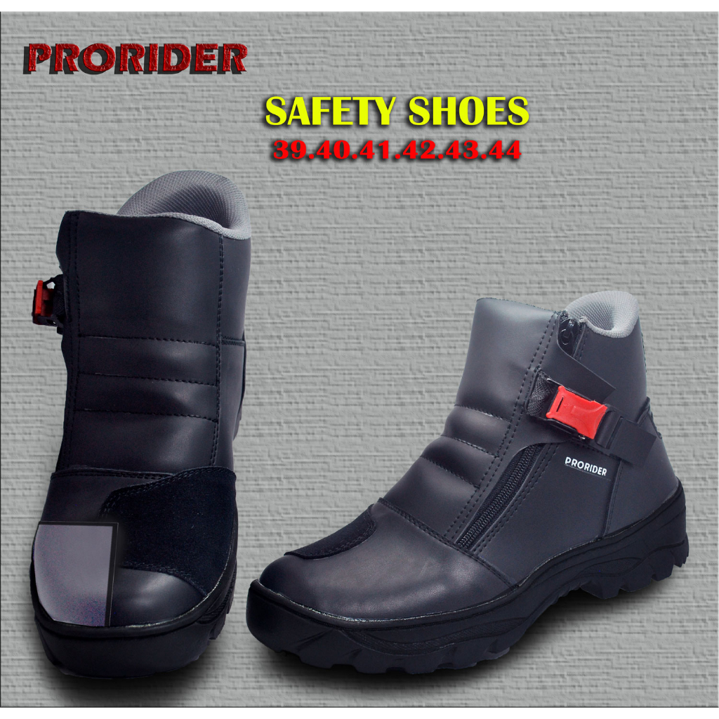 Safety SHOES / MOTORCYCLE SHOES | Shopee Philippines