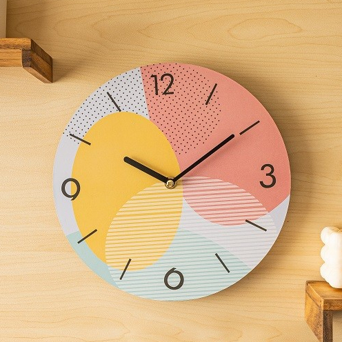 KAYU Rumauma Simple Wood Design Wall Clock | Minimalist Wooden Wall ...