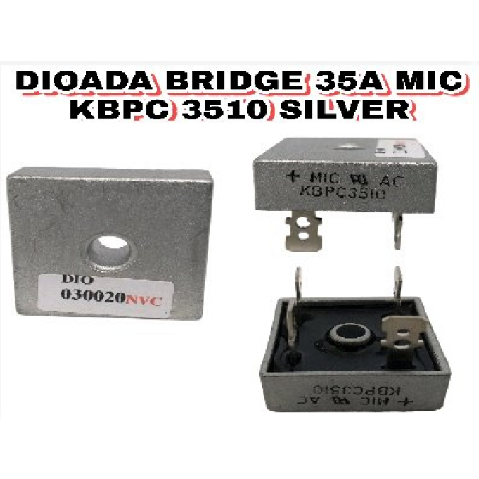 35A BRIDGE DIODE MIC KBPC 3510 SILVER (5 PCS) | Shopee Philippines