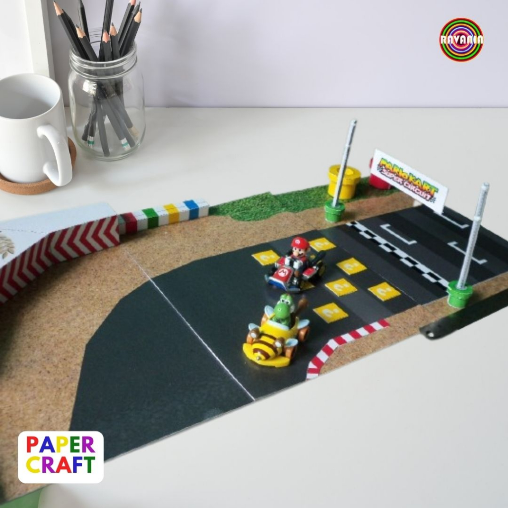 (DIY) Mario Kart Circuit Diorama / Diecast Paper Crafts / Scala 1:64 ...