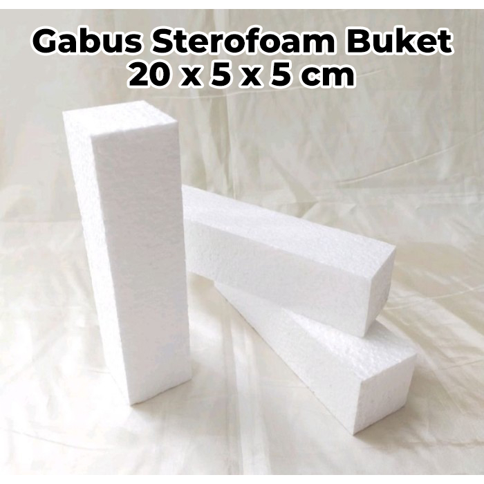 Styrofoam Cork (20 x 5 x 5 cm) for Money / Snack / Floral Foam ...