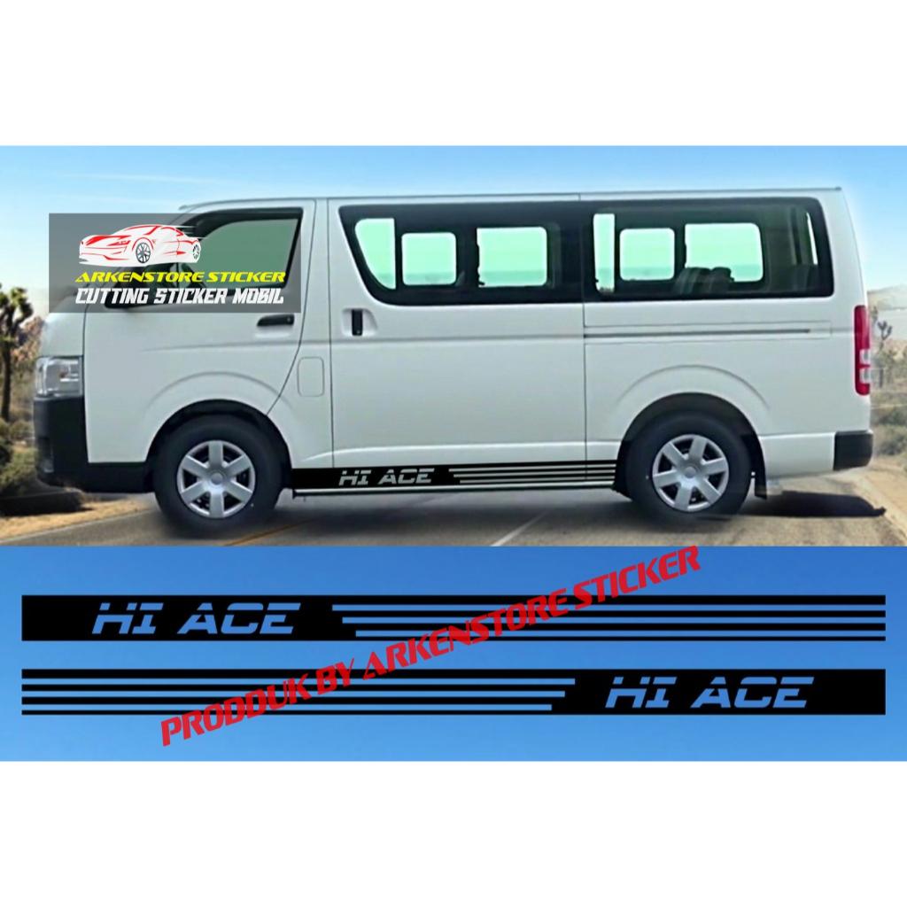 Toyota hiace Car list sticker sticker cutting sticker | Shopee Philippines