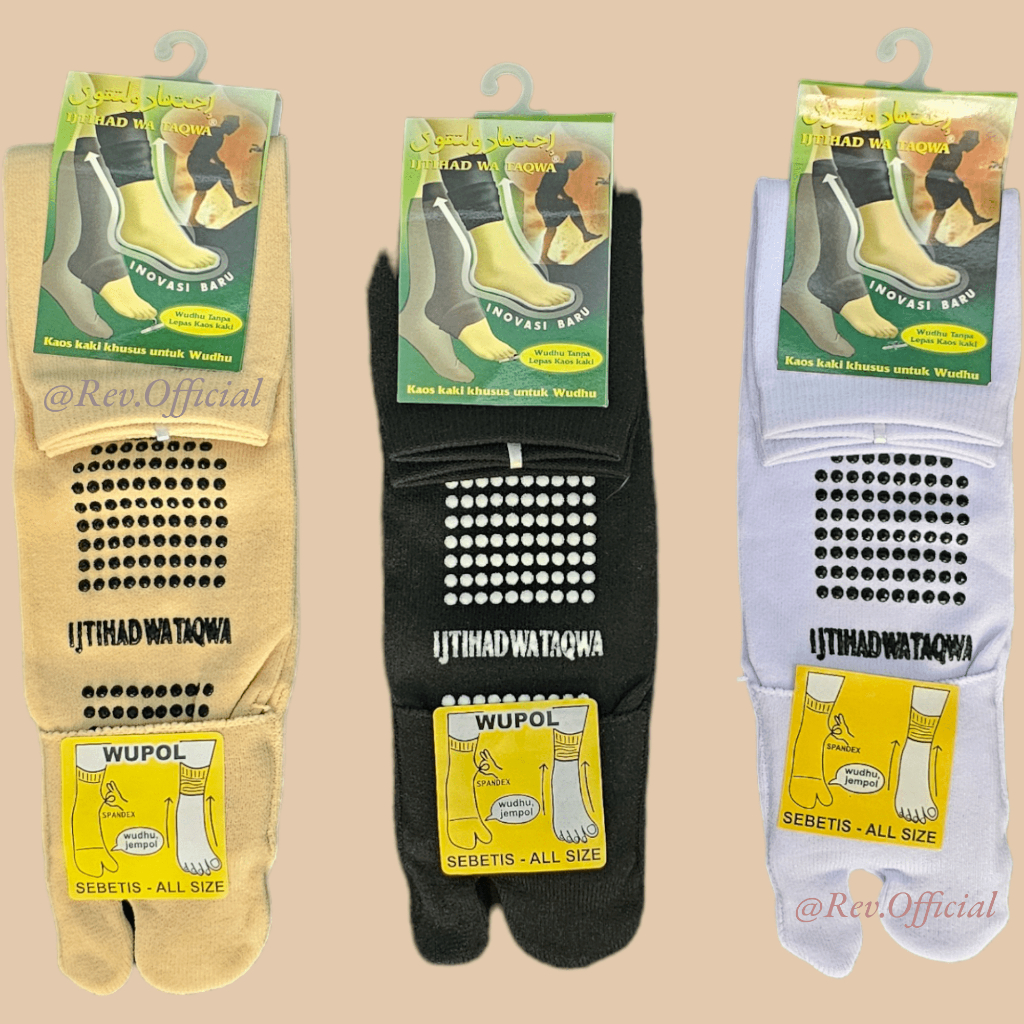 Anti-slip Thumb Wudhu Socks / Adult Hajj and Umrah Equipment | Shopee ...