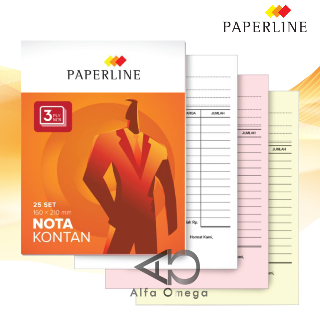 Paperline Big Receipt Cash Note Book 3 ply NCR Duplicates | Shopee ...