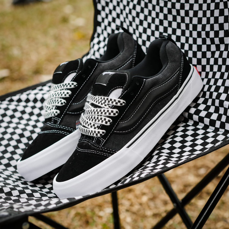 Vans Knu Skool Vault Lx Black Charcoal | Shopee Philippines