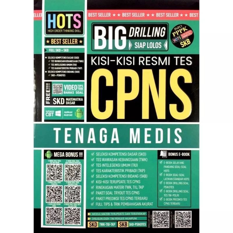 Official GRID BOOK OF CPNS TEST MEDICAL POWER | Shopee Philippines