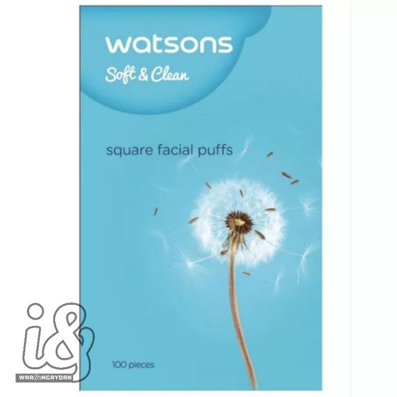 Pillow cotton puffs 80s & square facial puffs 100s (cotton) | Shopee ...