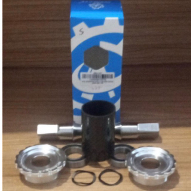 D.ace TITANIUM AXLE SQUARE TAPER AX 01 SILVER For CRANK BB Box | Shopee ...