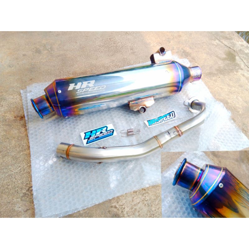 Standard Racing exhaust Nmax Aerox Vario Pcx Adv Lexi Scoopy mio beat ...
