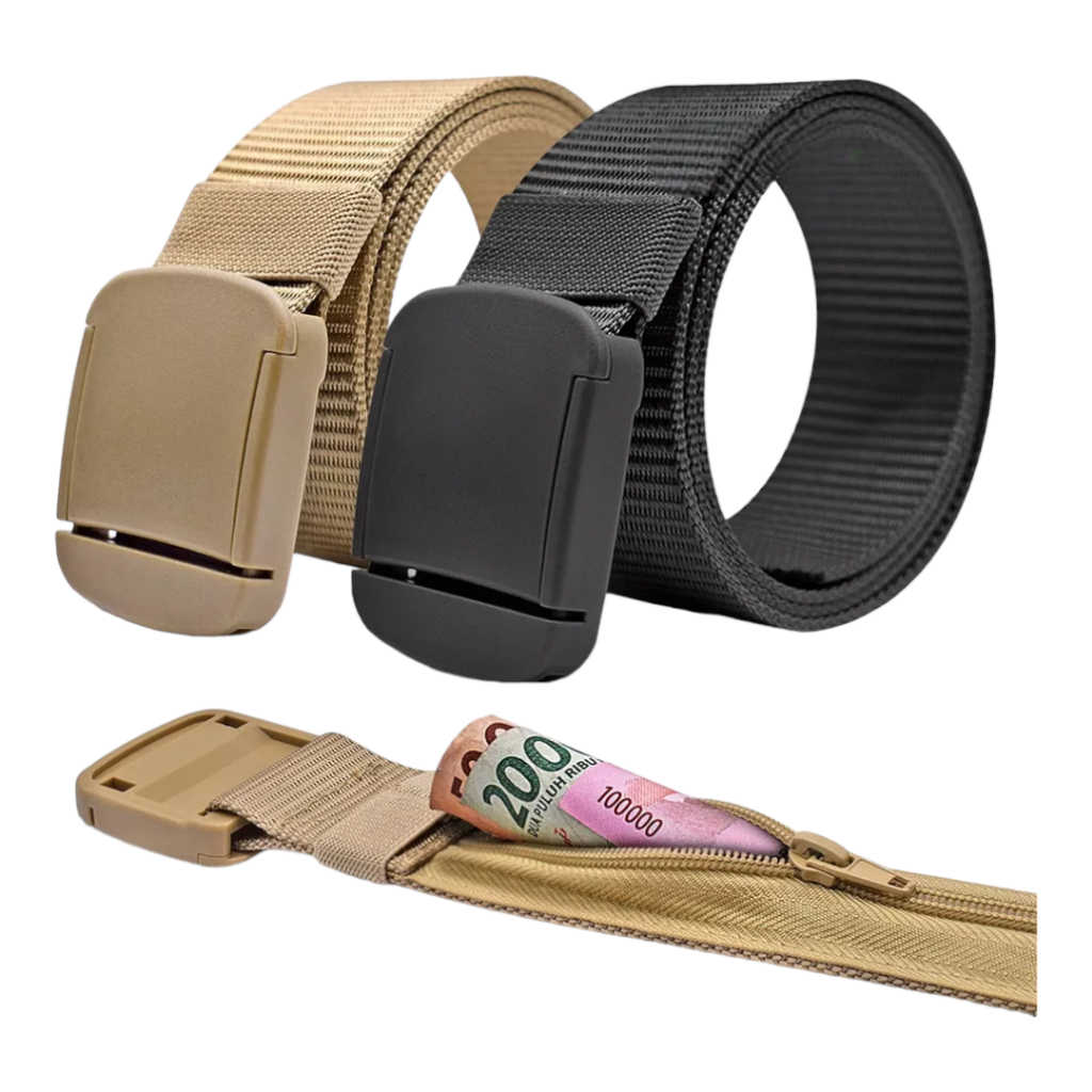Men's Tactical Military Anti Metal Detector Buckle Belt | Shopee ...