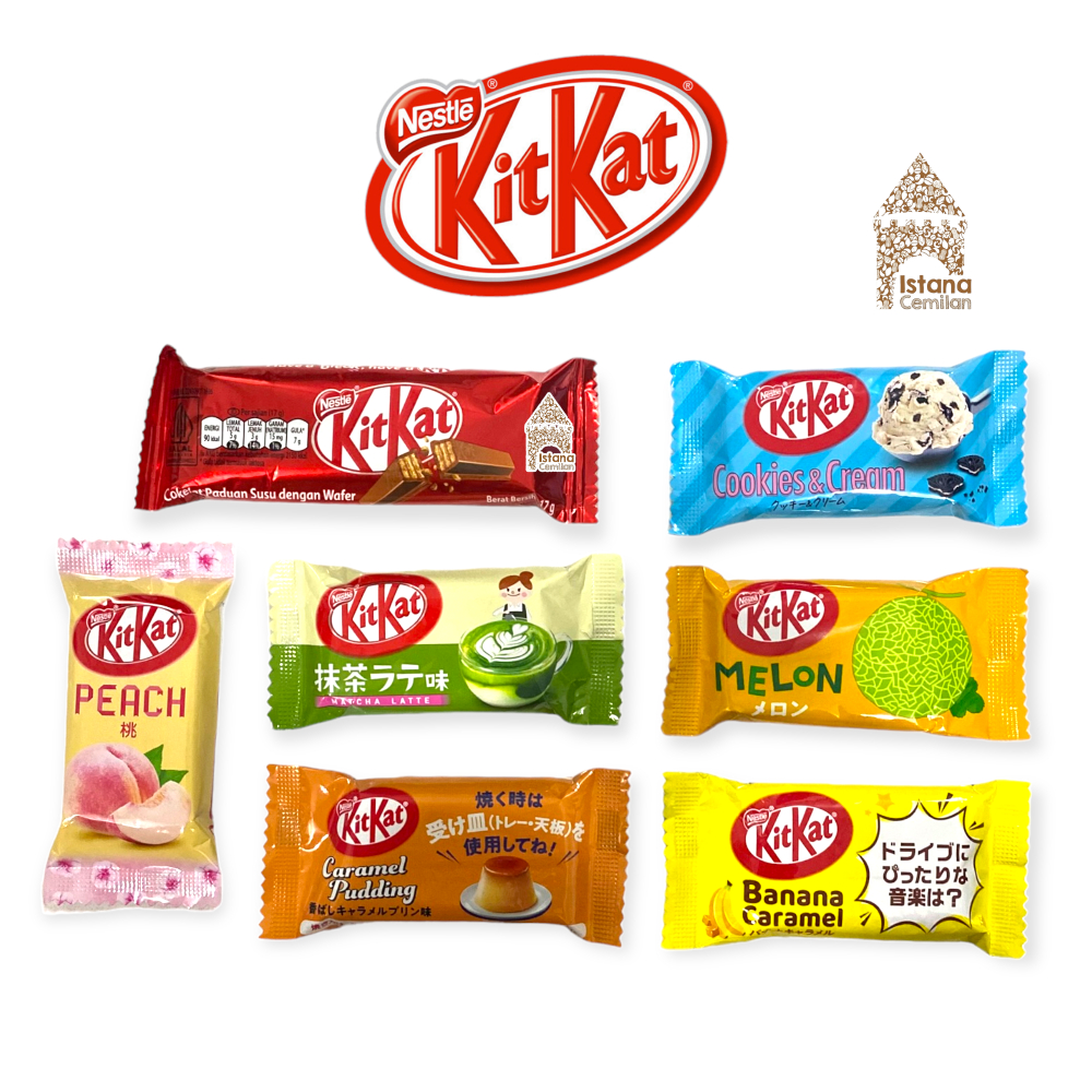 Kitkat Chocolate Kit Kat Green tea / Melon / Caramel / Japanese Cookies ...