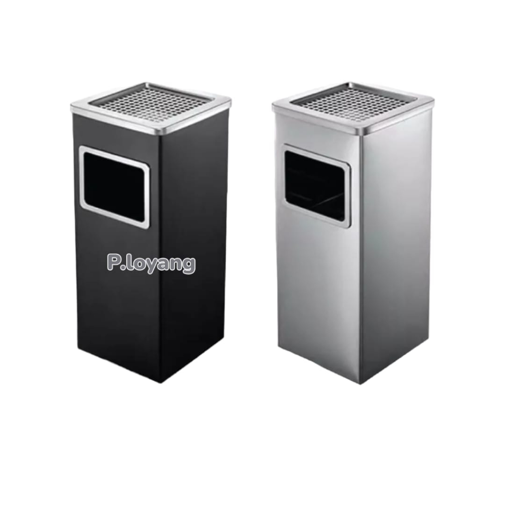 Stainless steel Trash Can stainless Box Trash Can | Shopee Philippines