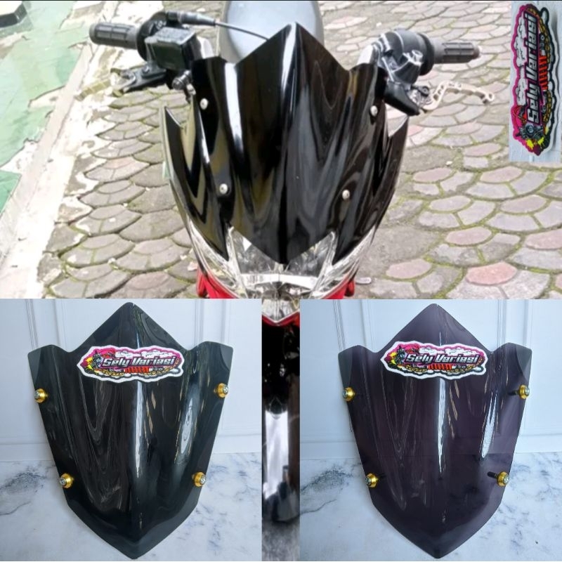 Satria BARONG VISOR MODEL TAPER PLUS WINDSHIELD BOLT SATRIA BARONG ...