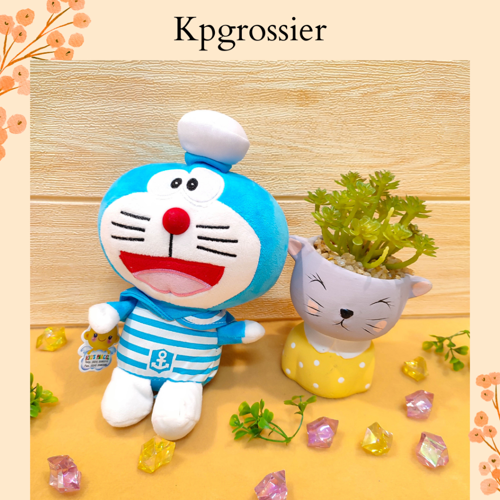Cute Doraemon Doll Sailor Costume 22 cm | Shopee Philippines