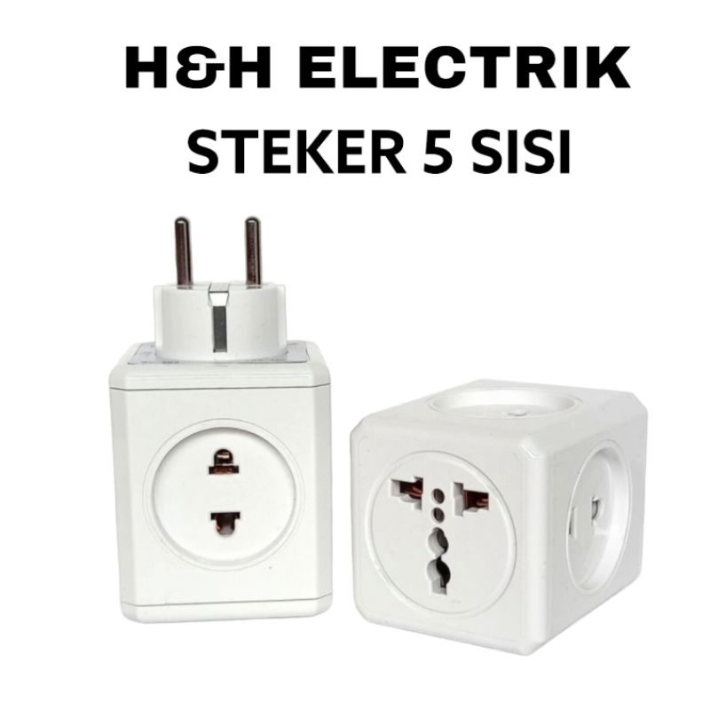 Grounded T Plug / Multipurpose T Plug 5 Holes 5 sides SNI | Shopee Philippines