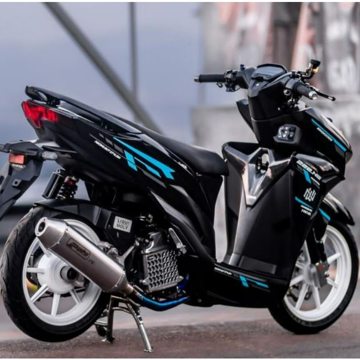 STRIPING STICKER TRANSPARENT CLICK VARIO NEW 125/150 GEN 1 2018-2021 ...