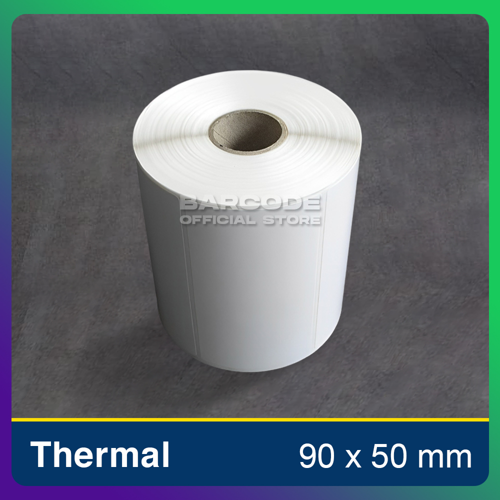 Thermal Labels 90x50 / 90 x 50 mm Core 1 Inch Contents 1000Pcs | Shopee ...