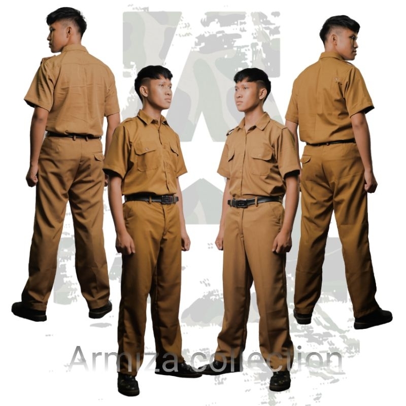 Men's local government civil servant uniform short sleeve teacher ...