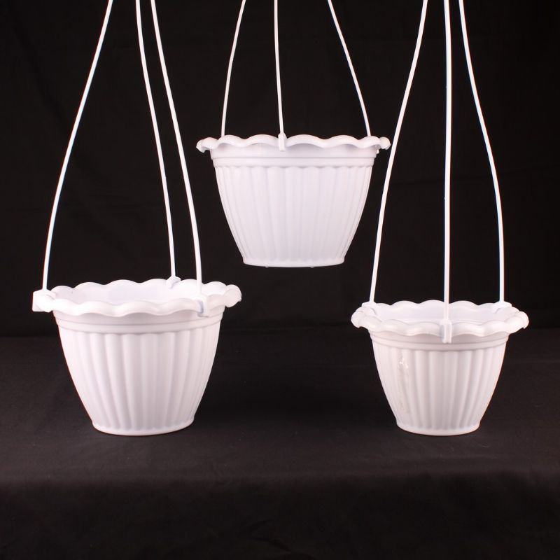 PUTIH White HANGING LACE POT | Shopee Philippines