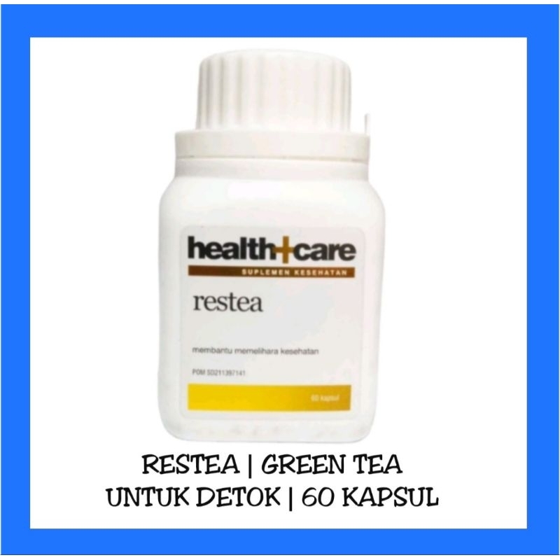 Health+care RESTEA - For Detox - Resverator & Green Tea 60 Capsules Ori ...