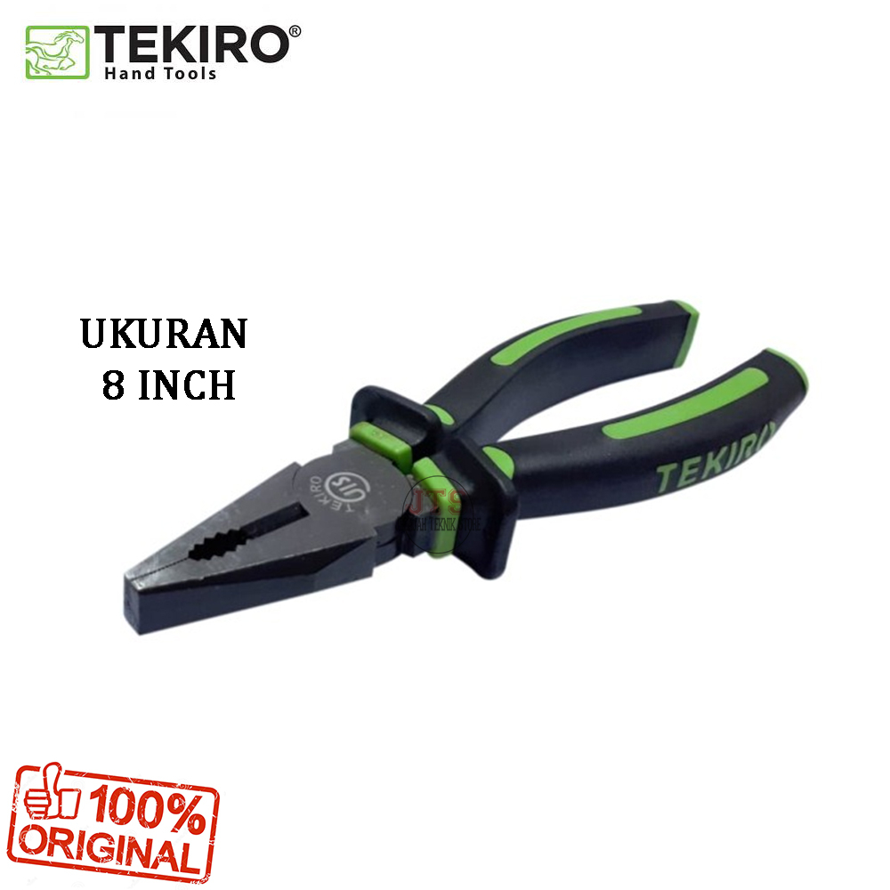 TEKIRO Combination Pliers 8 Inch Linesman Plier Multifunctional Combi ...
