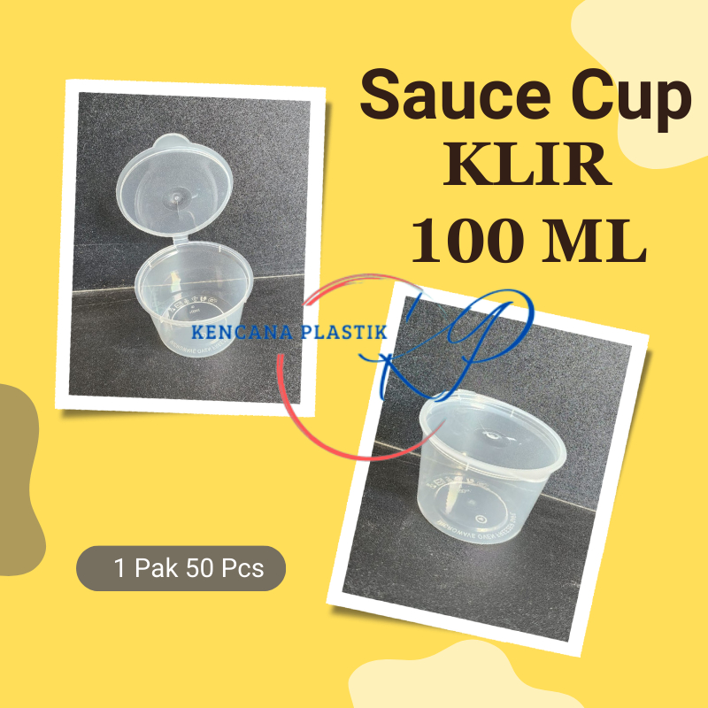 Sambal Sauce Cup/ Suapi Sauce Container/ Sauce Container 100ml Contains ...