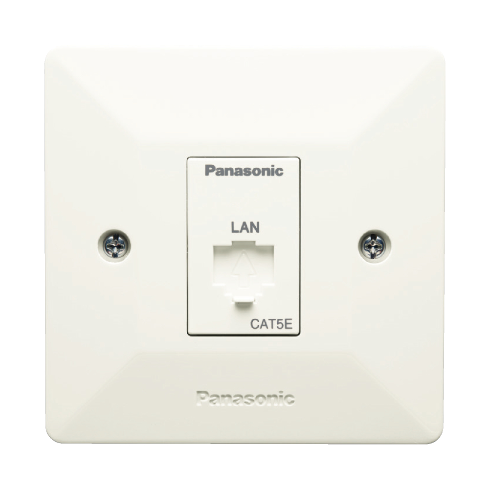 Panasonic Port RJ 45 Socket LAN Internet Flasimo Flat Series WCJP2488 | Shopee Philippines