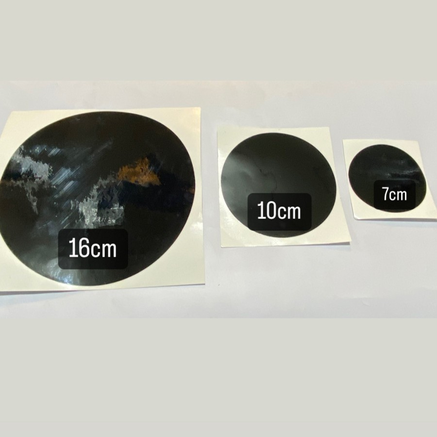 Head Drum Circle Sticker/Mica Drum 20c, 16cm, 10cm And 7cm | Shopee ...